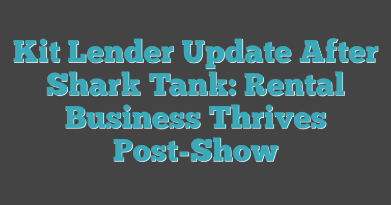 Kit Lender Shark Tank