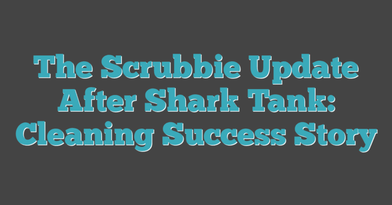 The Scrubbie Update After Shark Tank: Cleaning Success Story (2025)